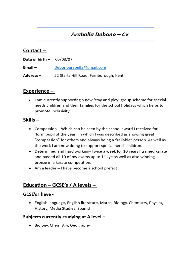 CV 9 | PDF