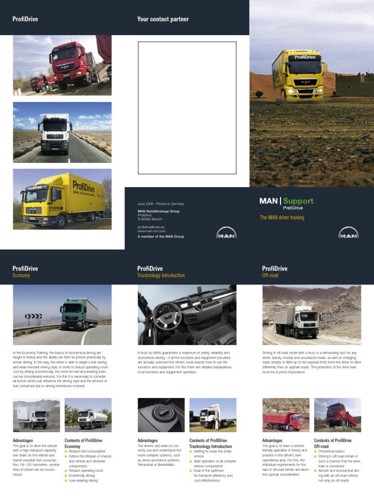 ProfiDrive FLYER Export EN 080606 | PDF | Truck | Vehicles