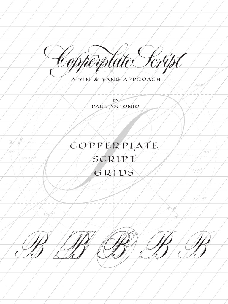 PAScribe Copperplate Script Grids | Download Free PDF | Pen | Letter Case
