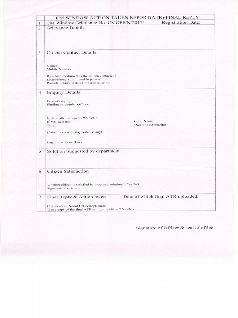 Atr Performa For CM Window | PDF