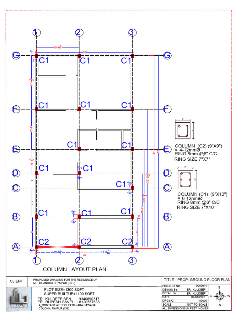 CHANDRA JI LAYOUT PLAN | PDF | Technical Drawing