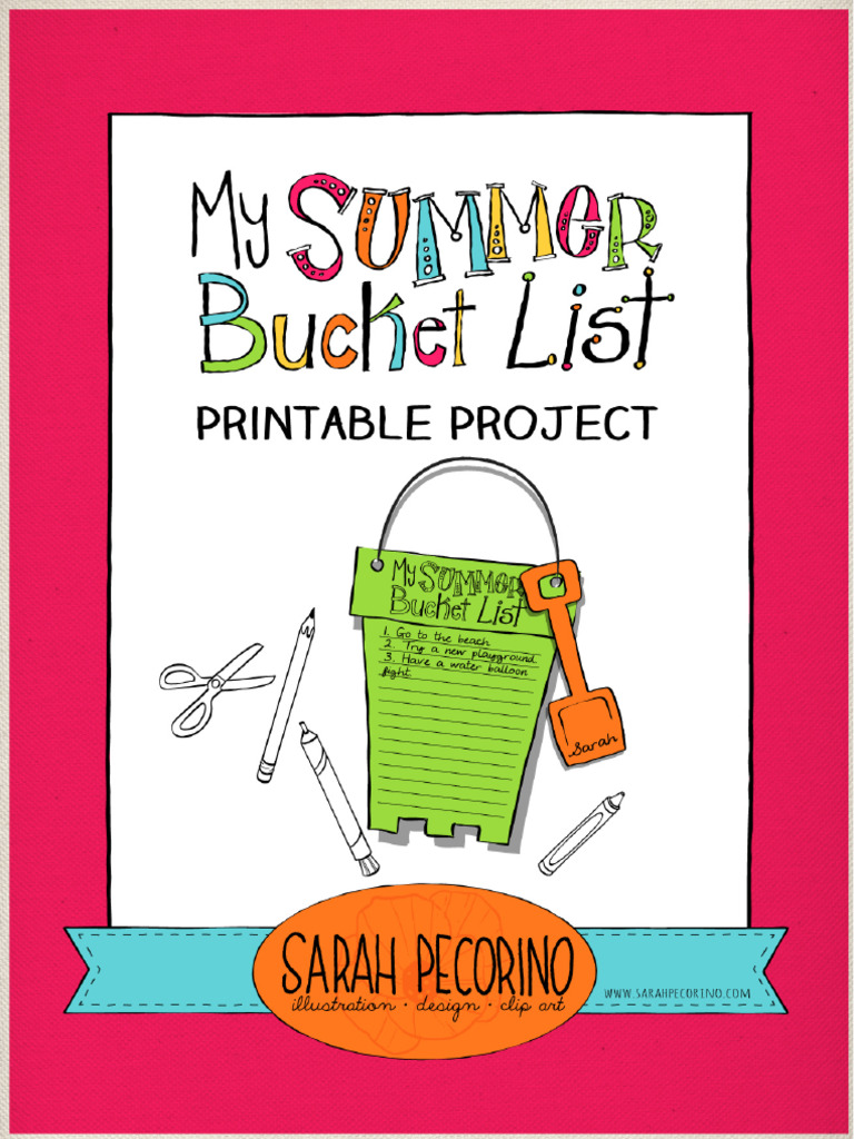 MySummerBucketListPrintableProject 1 | PDF