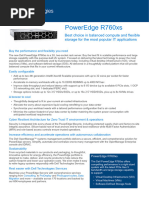 Poweredge r470 Spec Sheet | PDF | Solid State Drive | Scalability