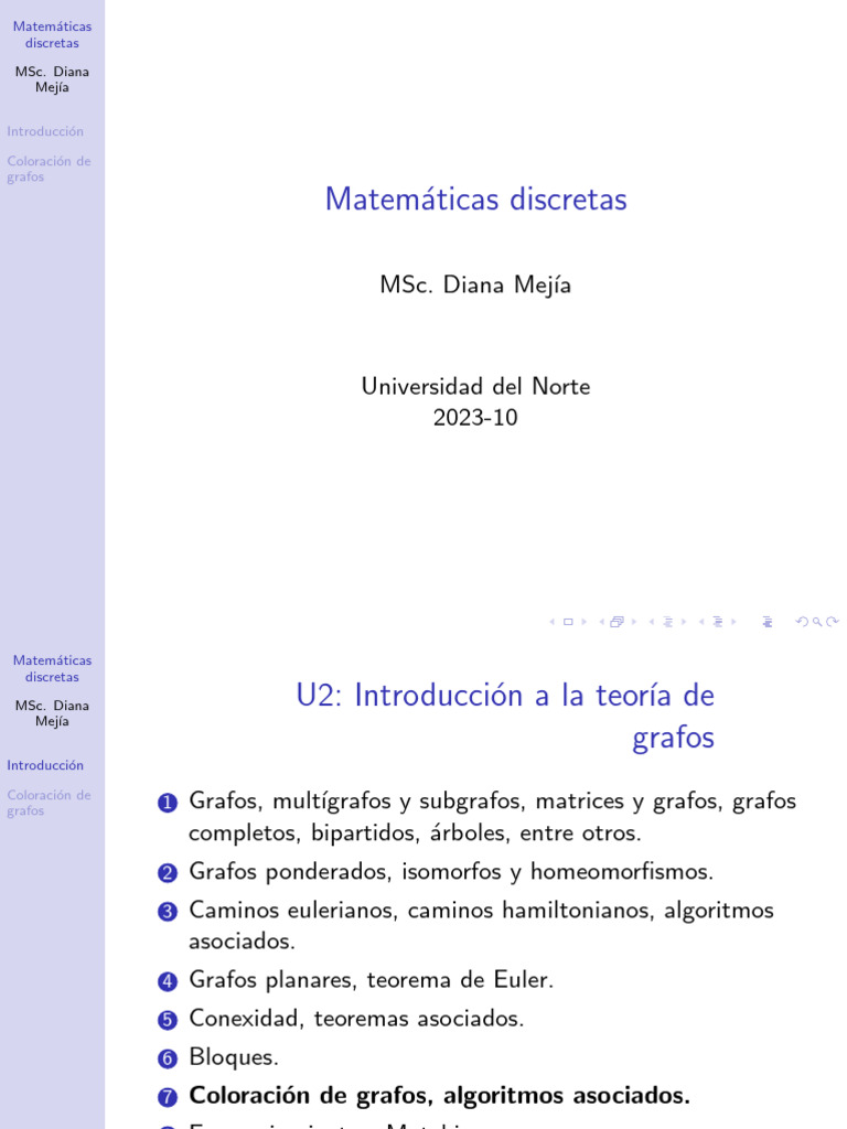 Coloración de Grafos: Teoría y Ejercicios | PDF | Teoría de grafos ...