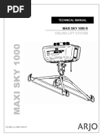 Arjo - Maxi Sky 2 Instructions For Use | PDF | Battery Charger | Elevator