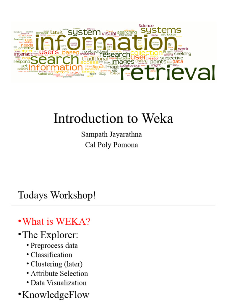 Lecture 7 - Weka | Download Free PDF | Receiver Operating ... Lecture 7 - Weka | Download Free PDF | Receiver Operating ...