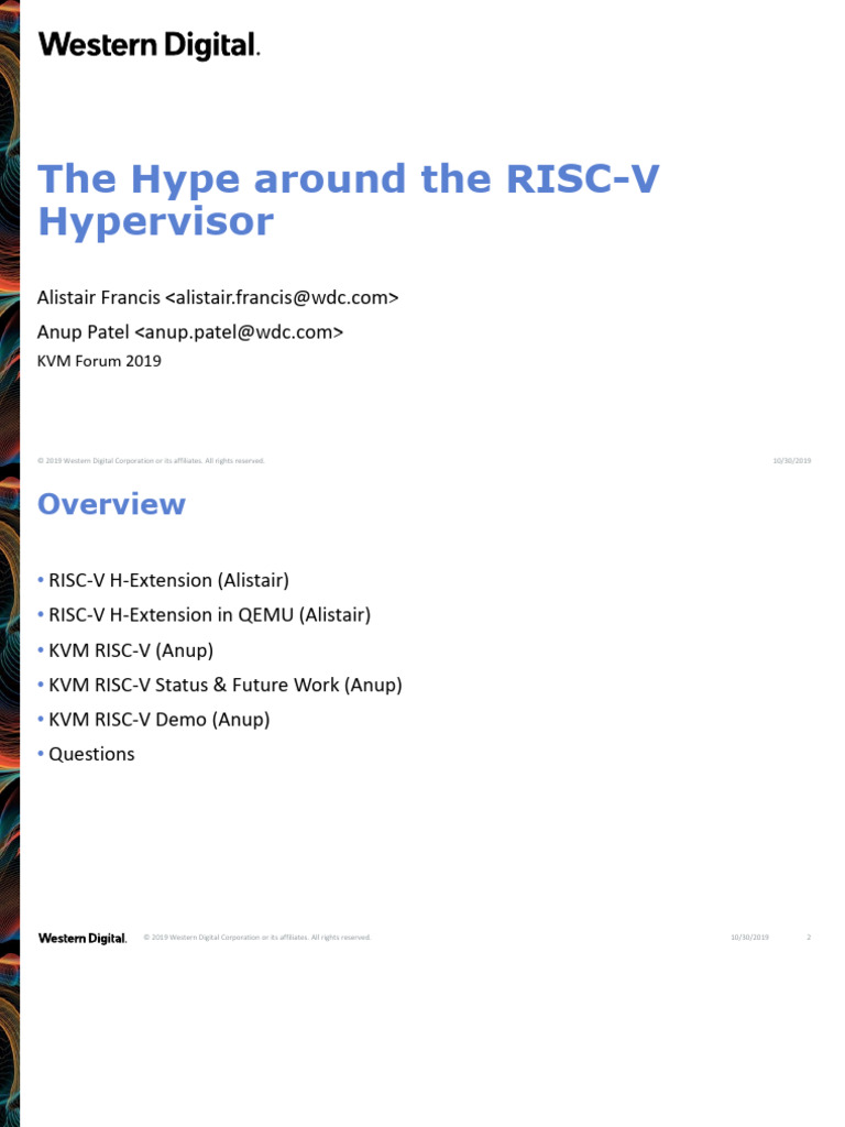 The Hype Around The RISCV Hypervisor v11 | PDF | Virtualization | Virtual Machine