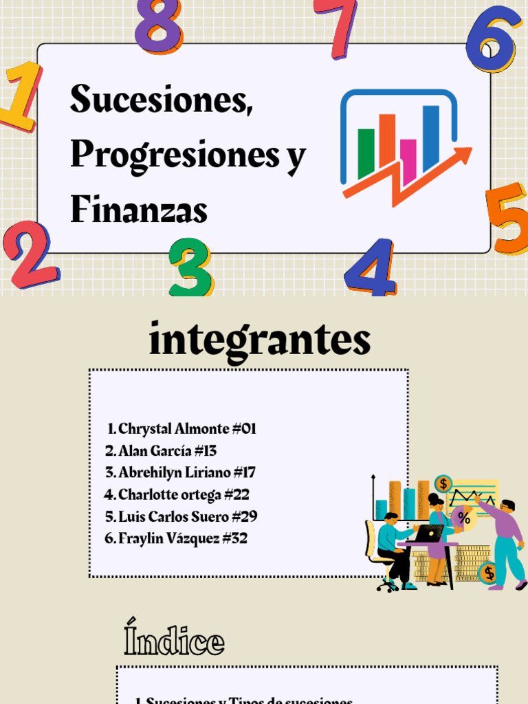 Sucesiones, Progresiones y Finanzas | PDF | Secuencia | Interés