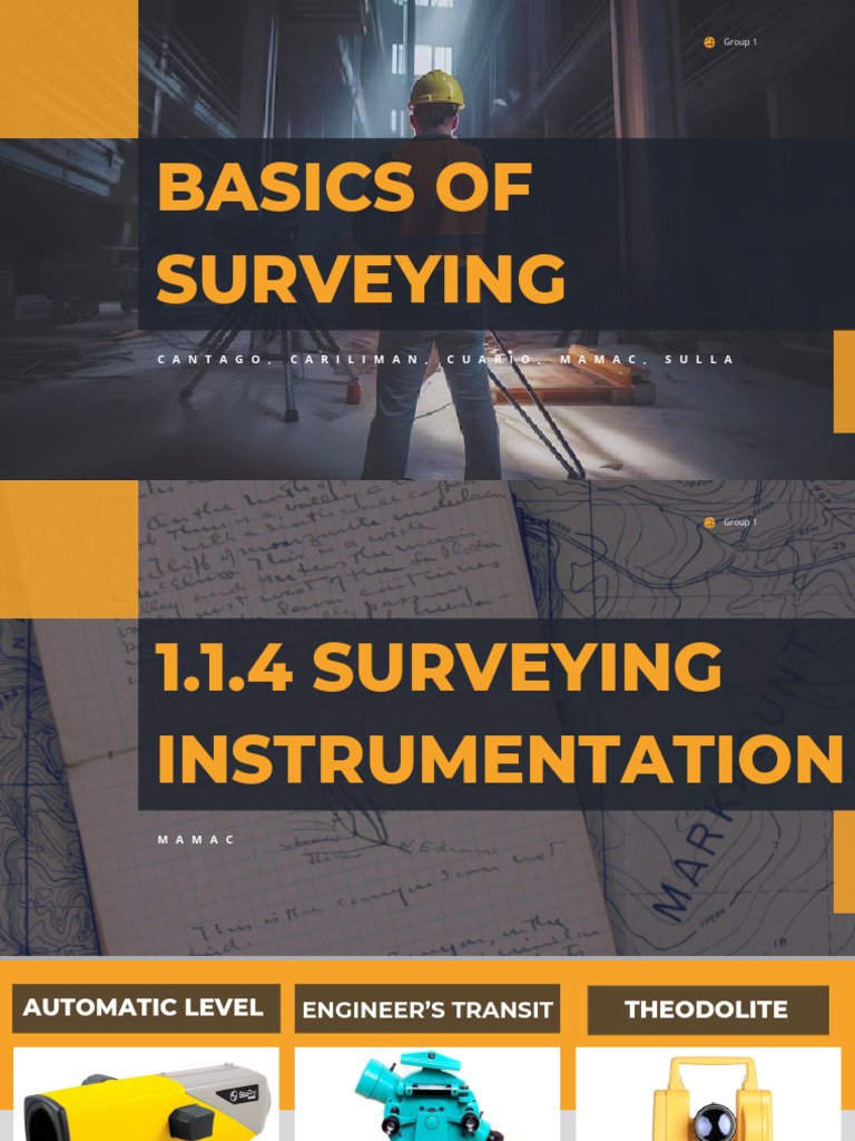 Electronic Surveying Instruments Overview | PDF | Surveying | Topography
