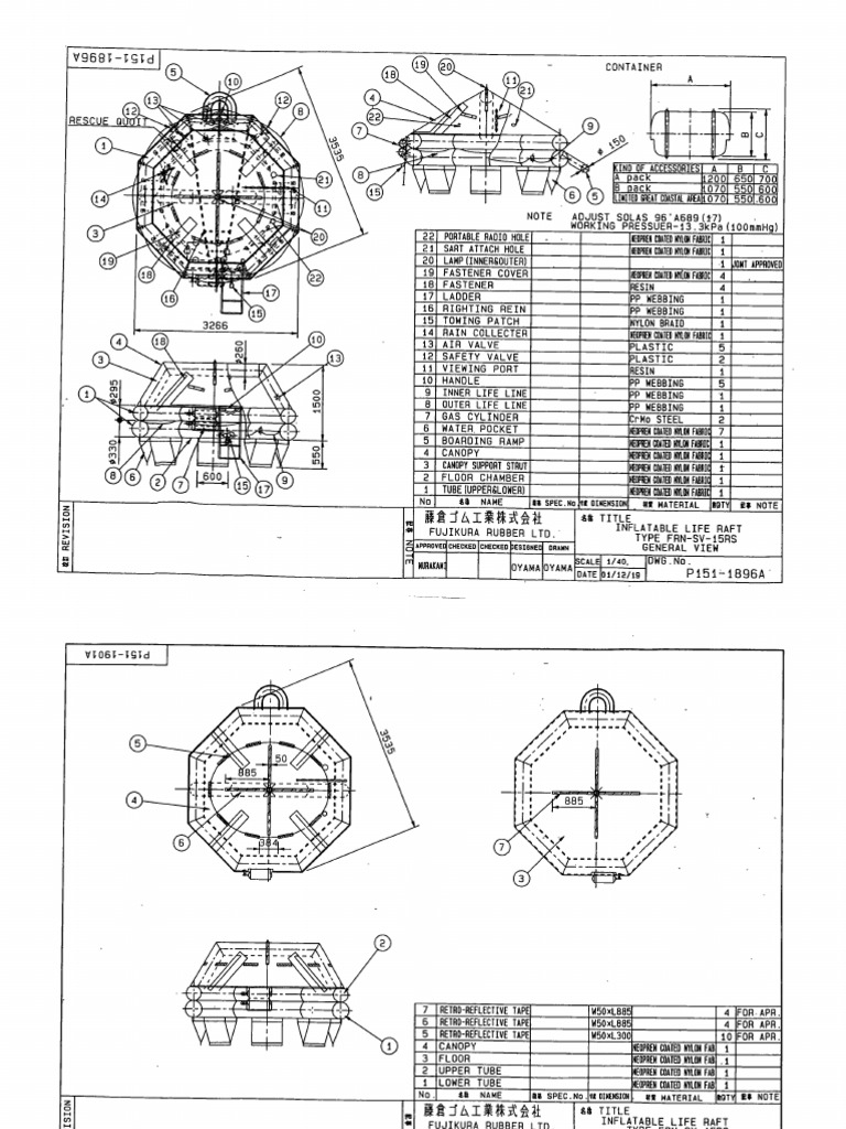 O-9 Inflatable Life Raft | PDF
