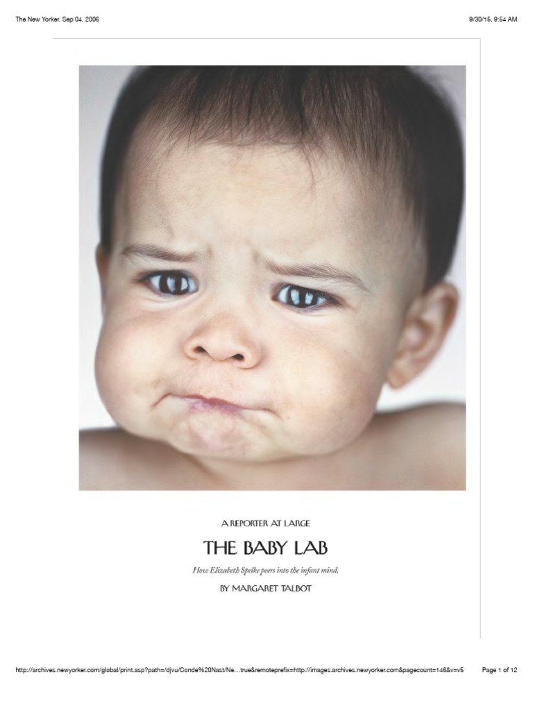 Baby Lab NewYorker | PDF