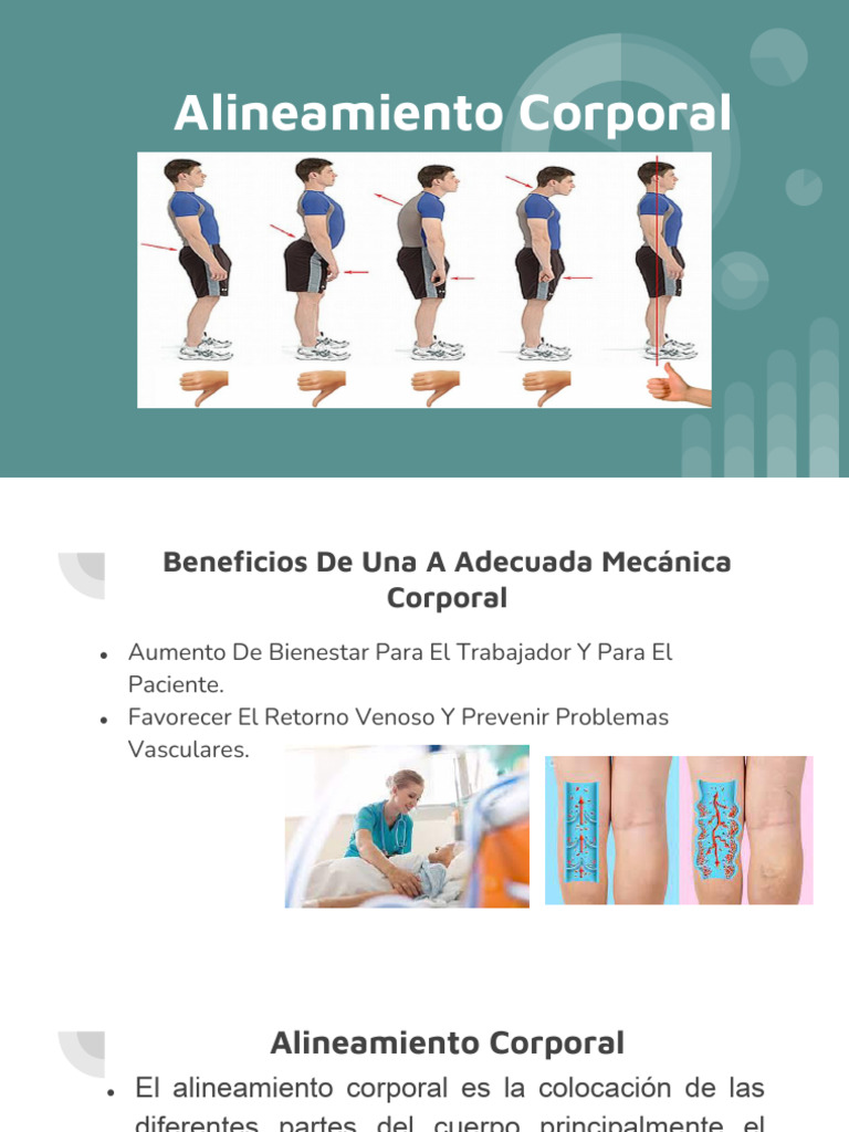 Alineación y Mecánica Corporal en Enfermería | PDF | Términos ...