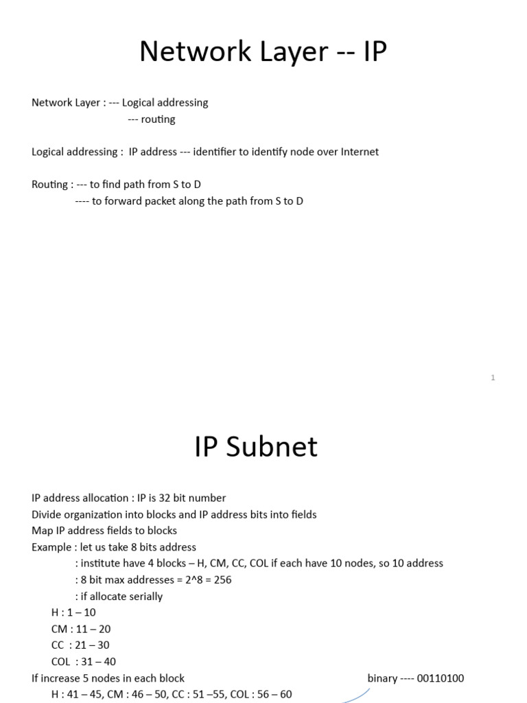 Ip Subneting | PDF | Internet Protocols | Routing Ip Subneting | PDF | Internet Protocols | Routing