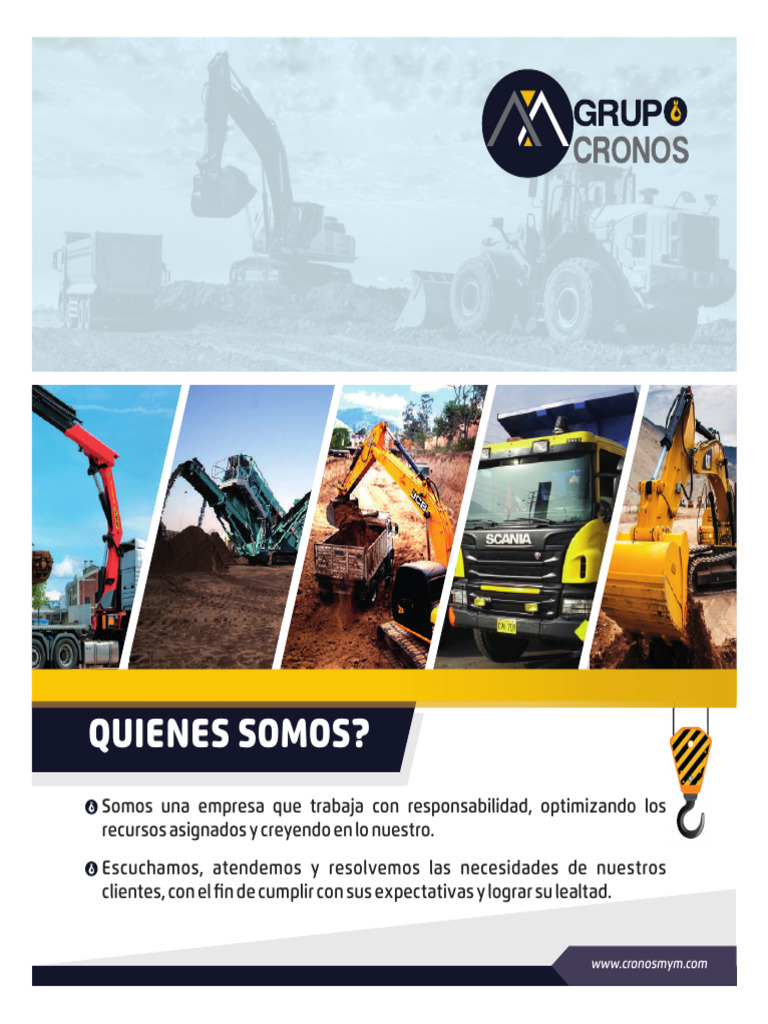 Brochure Grupo Cronos | PDF | Business | Economias