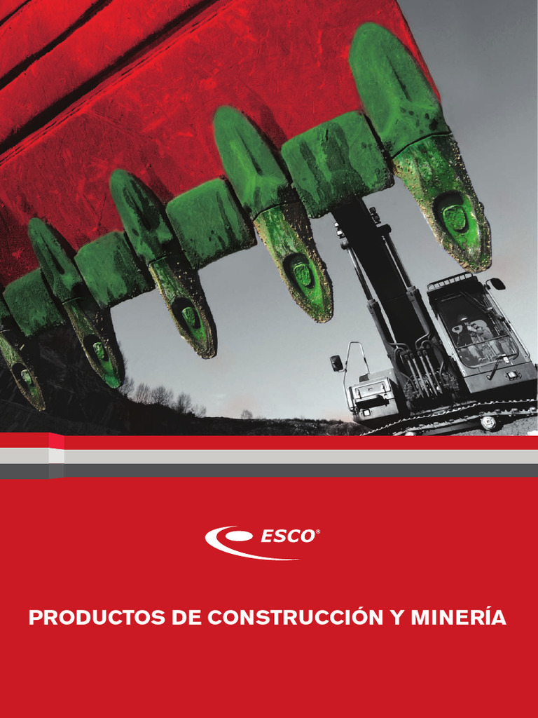 ESCO Catalogo 14-02-24 | PDF | Ingeniería de confiabilidad | Acero