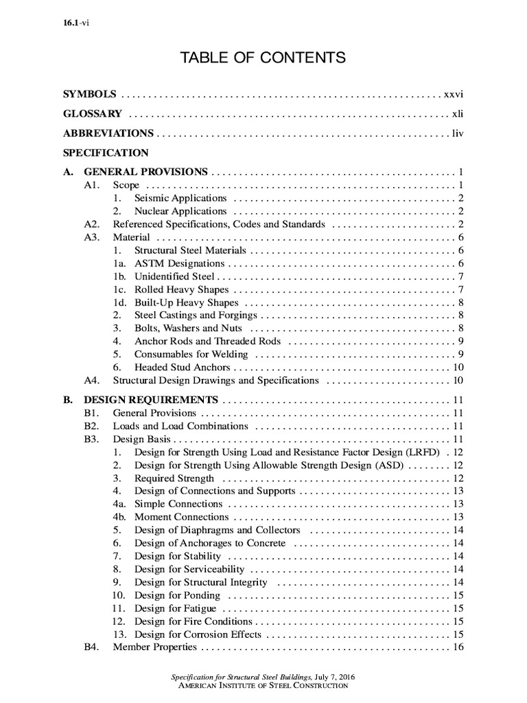 AISC - Specifications | PDF | Buckling | Composite Material