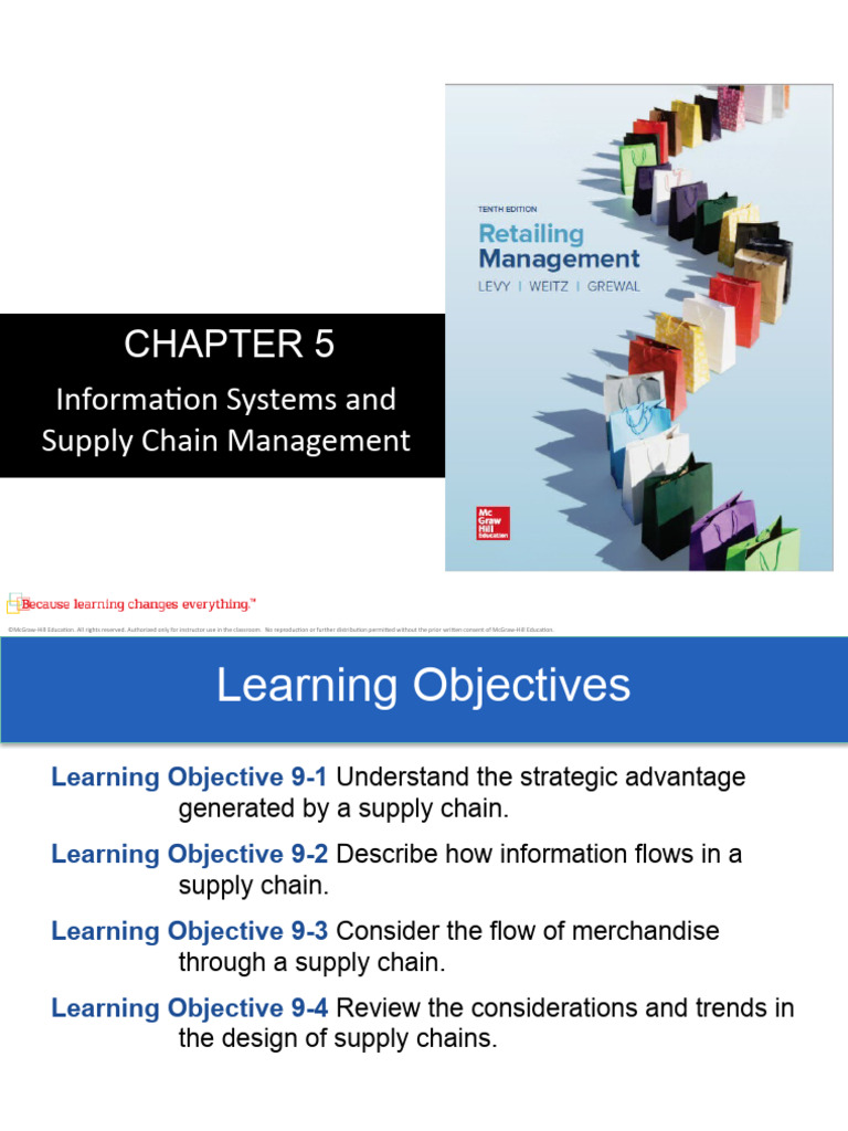 Chapter 5 - Information Systems and Supply Chain Management - Rev | PDF ...