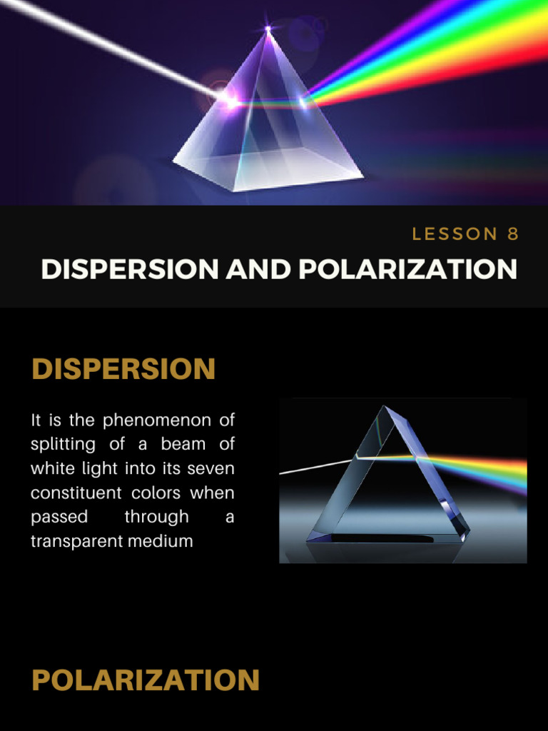 Dispersion and Polarization | PDF