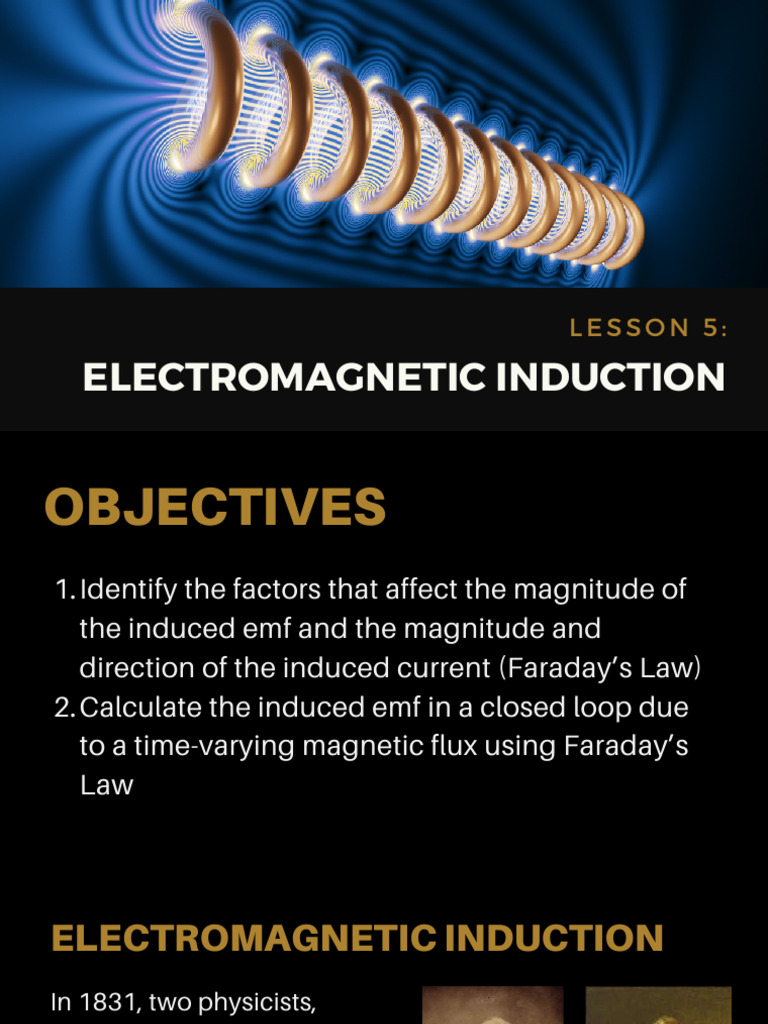 Electromagnetic Induction Basics | PDF | Electromagnetic Induction | Inductor