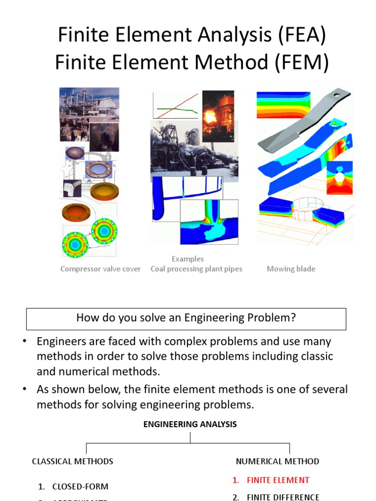 New Finite Element Analysis Lec1 | PDF | Finite Element Method ...