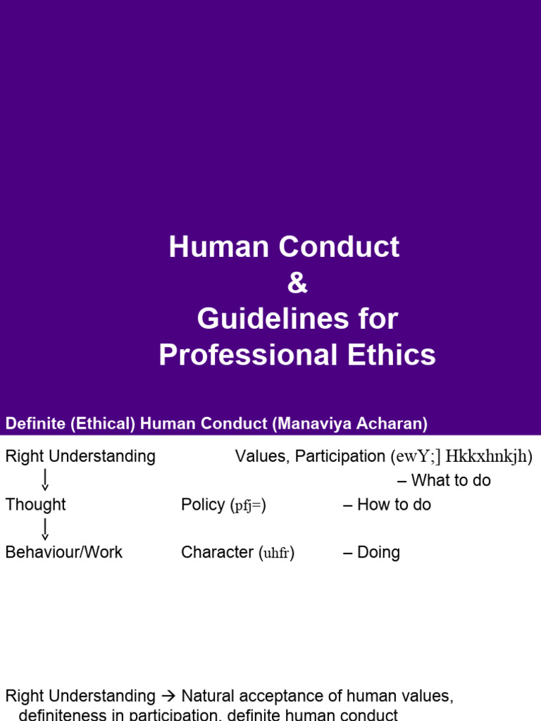 Professional Ethics & Conduct | PDF | Behavioural Sciences | Psychology