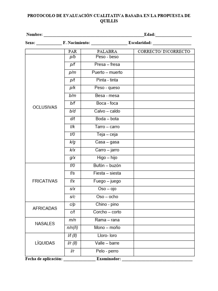 Protocolo Quilis | PDF