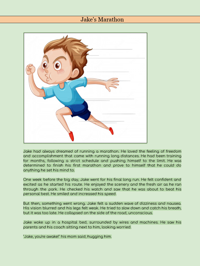 Jake's Marathon | PDF | Vitamin | Nutrients