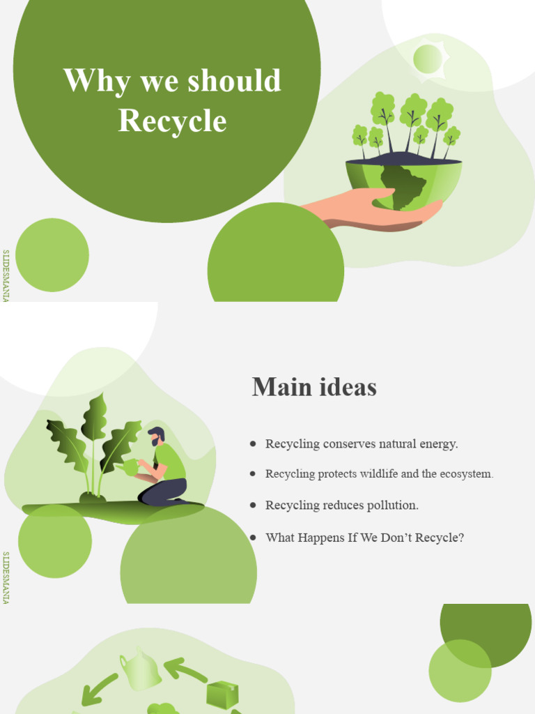 Why We Should Recycle | PDF | Recycling | Waste