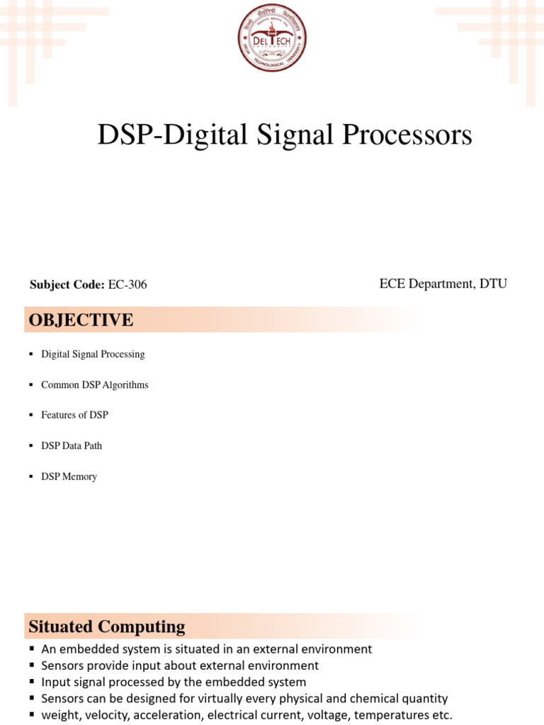 Embedded Systems Notes | PDF | Digital Signal Processor | Digital ... Embedded Systems Notes | PDF | Digital Signal Processor | Digital ...