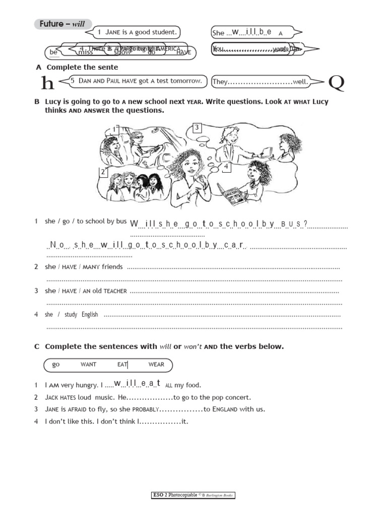 Future Tense Practice for Students | PDF