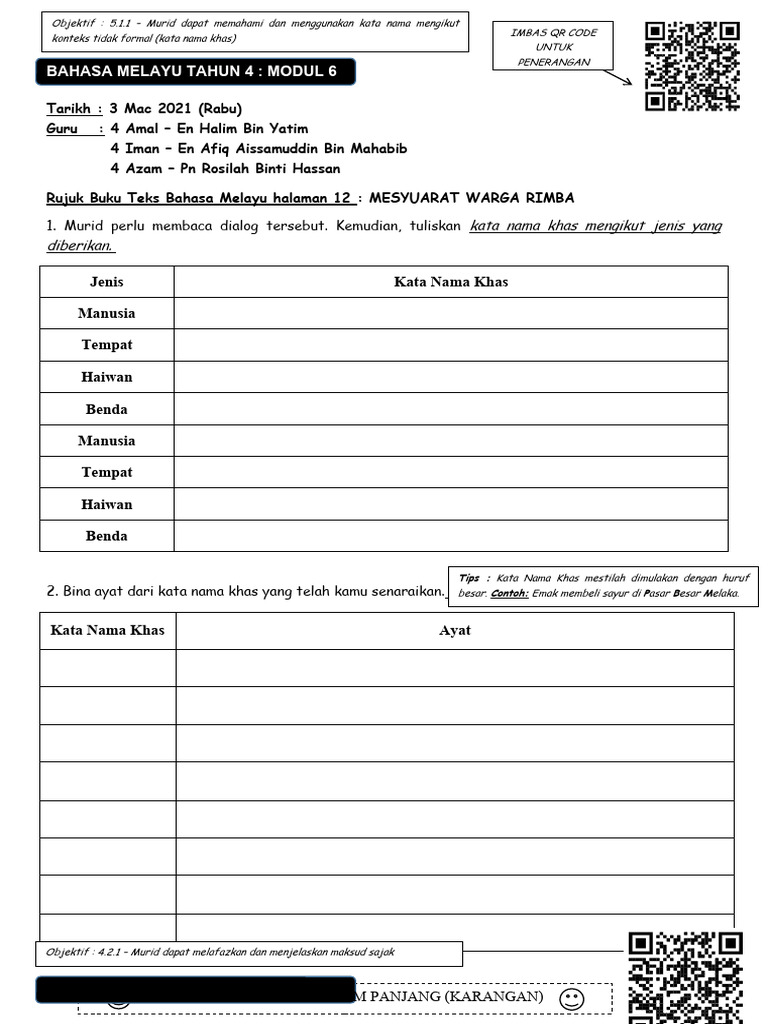 Modul PDPR 6 BM T4 | PDF