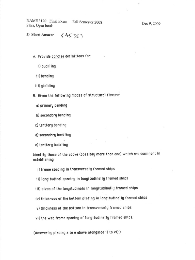 3120 Final Exam | PDF