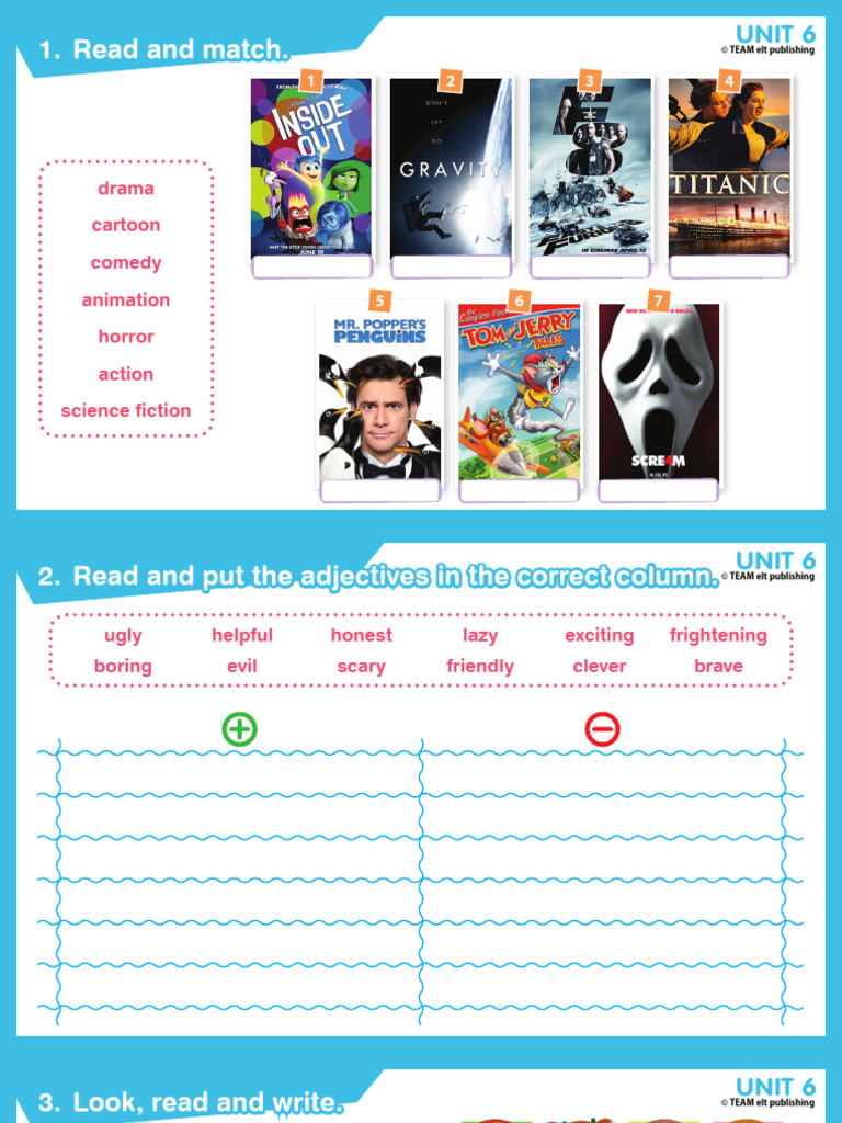 5 Worksheets Unit6 | PDF