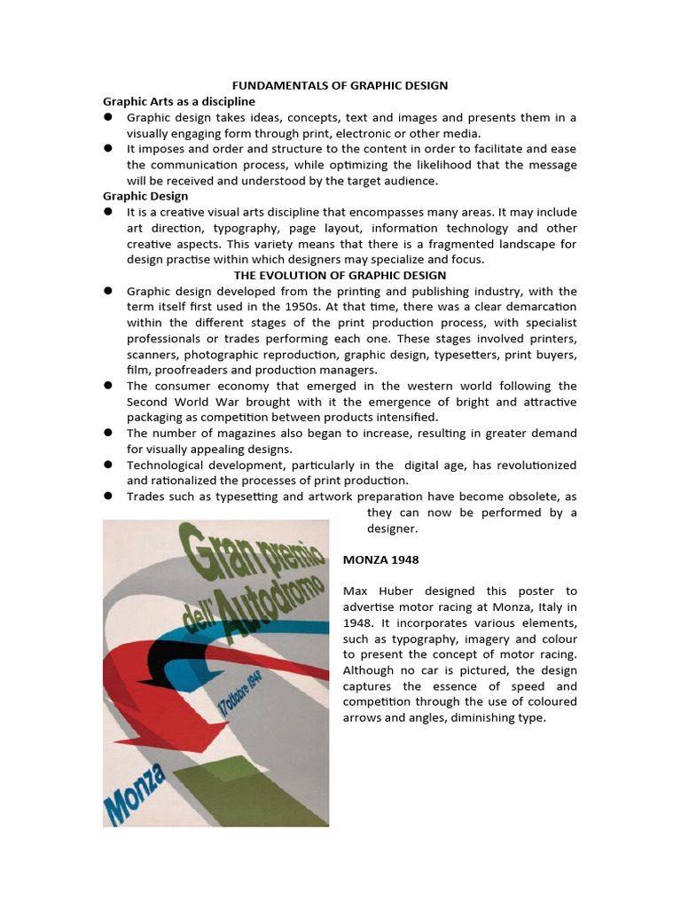 Fundamentals of Graphic Design | PDF | Graphic Design | Design