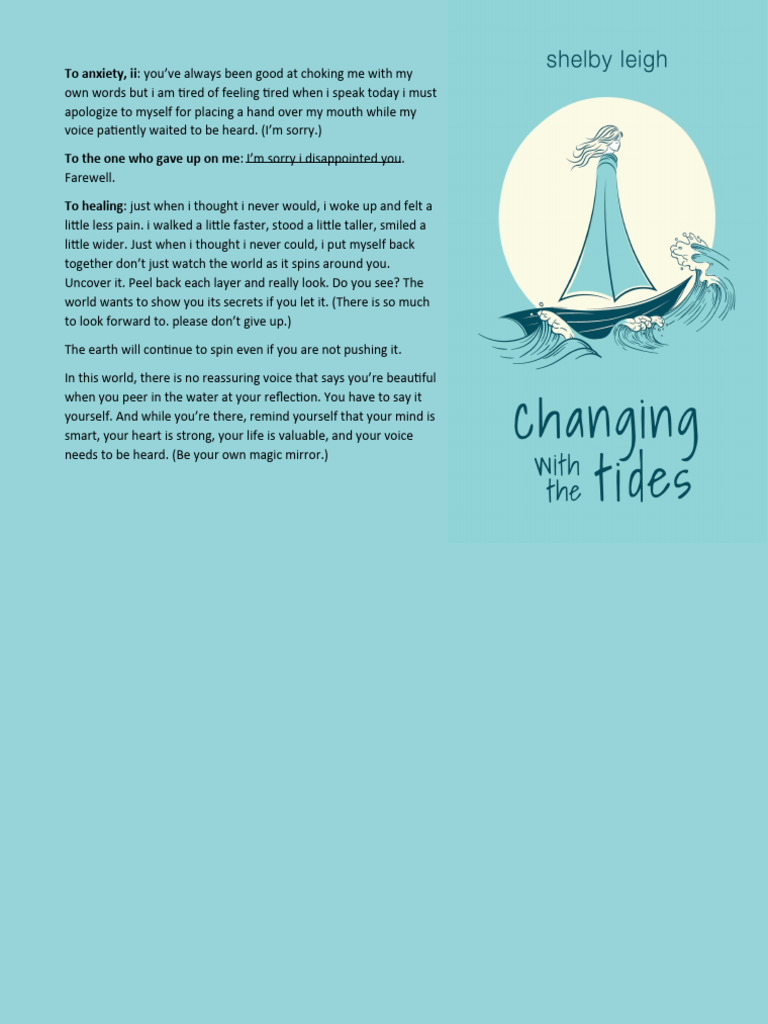 Changing With The Tides | PDF