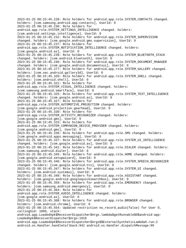 PM Debug Info | PDF | Android (Operating System) | Embedded Linux Distributions