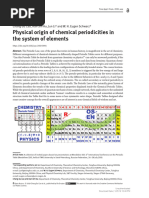 Walter Russell's Chart | PDF | Periodic Table | Chemical Elements