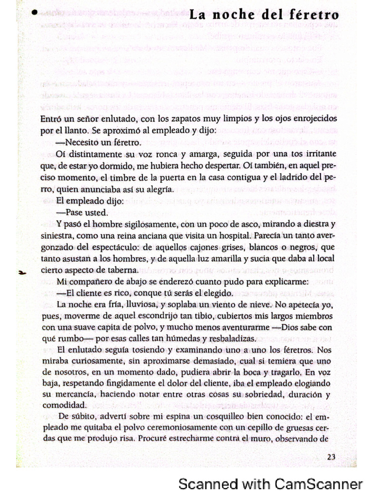 La Noche Del Féretro Francisco Tario | PDF
