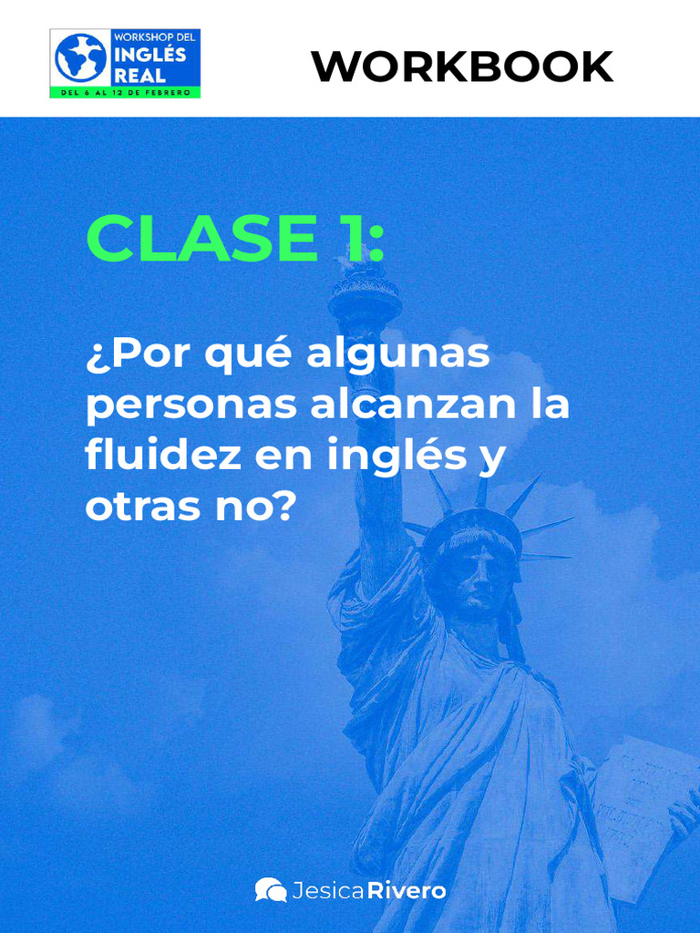 Workbook_Clase_1_-_Workshop_del_Ingles_Real_ | PDF