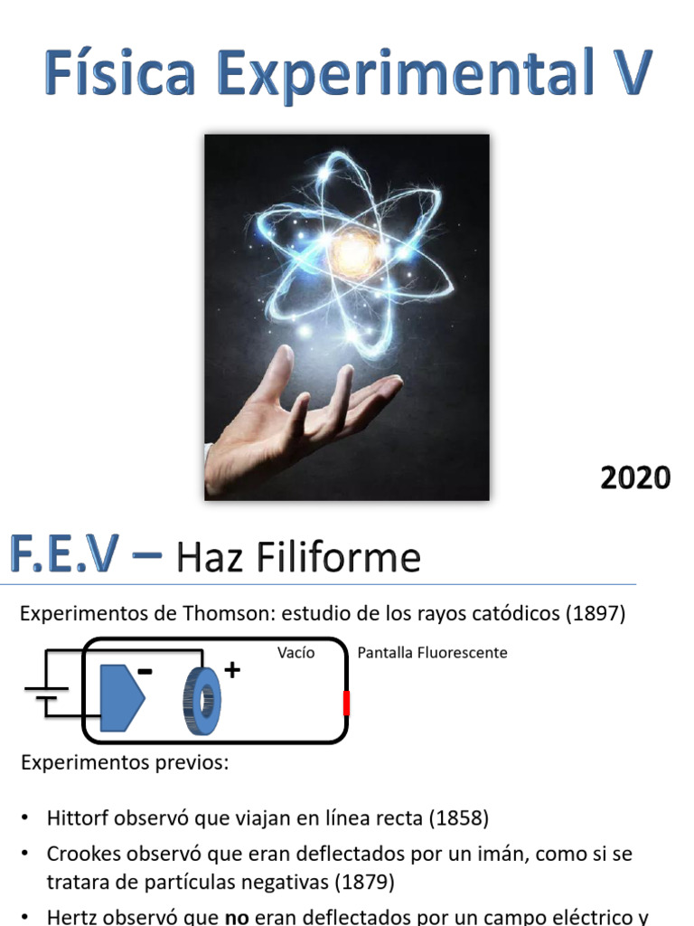 Introduccion Filiforme | PDF | Electrón | Ingenieria Eléctrica