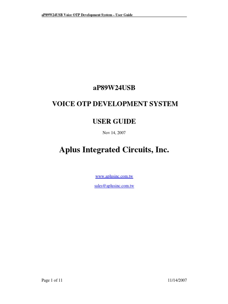 aP89W24USB User Guide 20071114 | PDF | Installation (Computer Programs ...