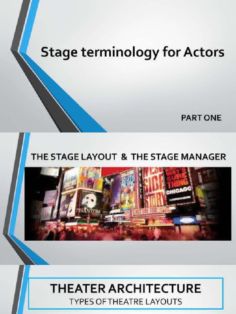 Stage Terminology | PDF