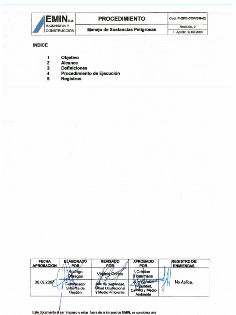 P Ope Cor SM 02 Rev.0 | PDF