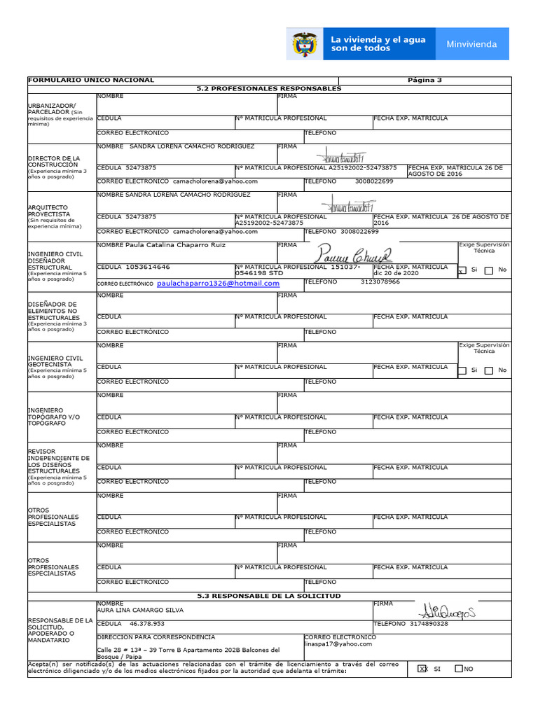 Pag 3. FORMULARIO-UNICO-NACIONAL | PDF