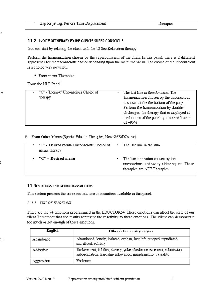 Practitioner Manual 240 288 | PDF | Anxiety | Neuro Linguistic Programming