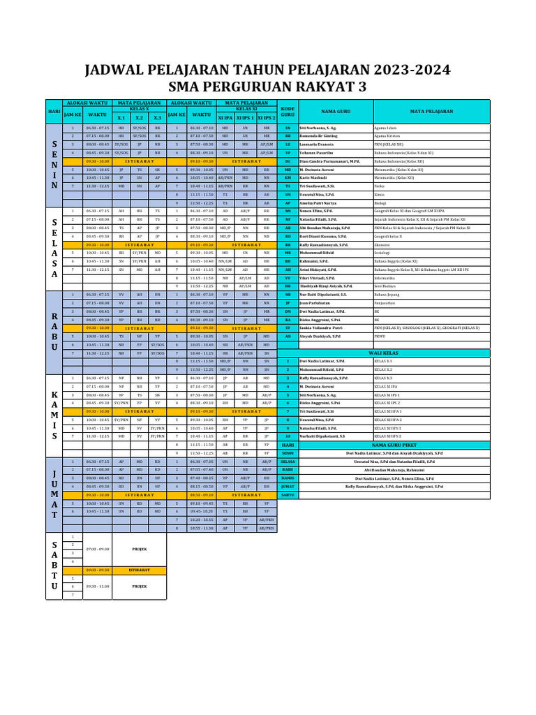 Jadwal Baru - April-Mei 2024 - Terbaru - Auto | PDF
