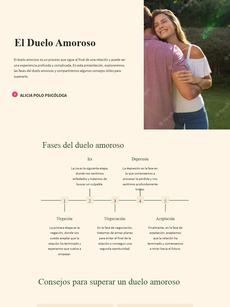 Fases y Consejos para el Duelo Amoroso | PDF | Dolor | Autoestima