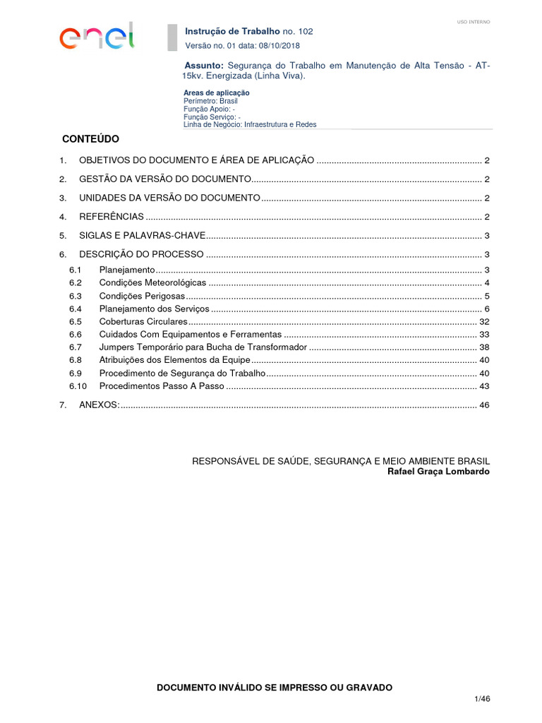 WKI-HSEQ-HSE-18-0102-INBR - Segurança Do Trabalho em Manutenção de ...