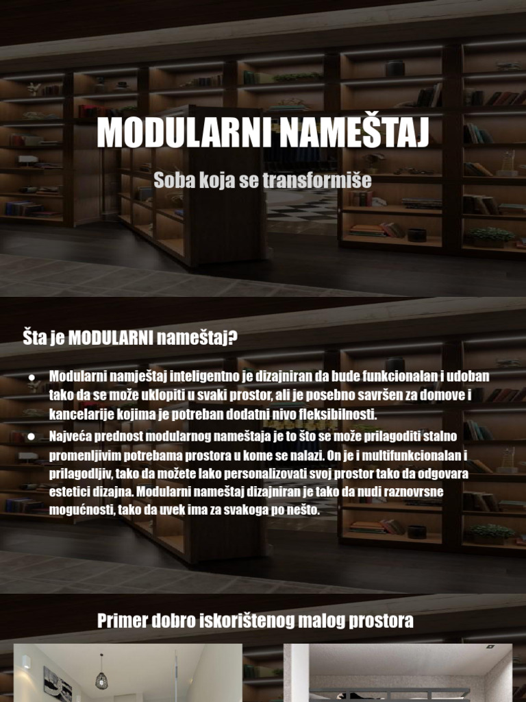 Modularni Nameštaj | PDF