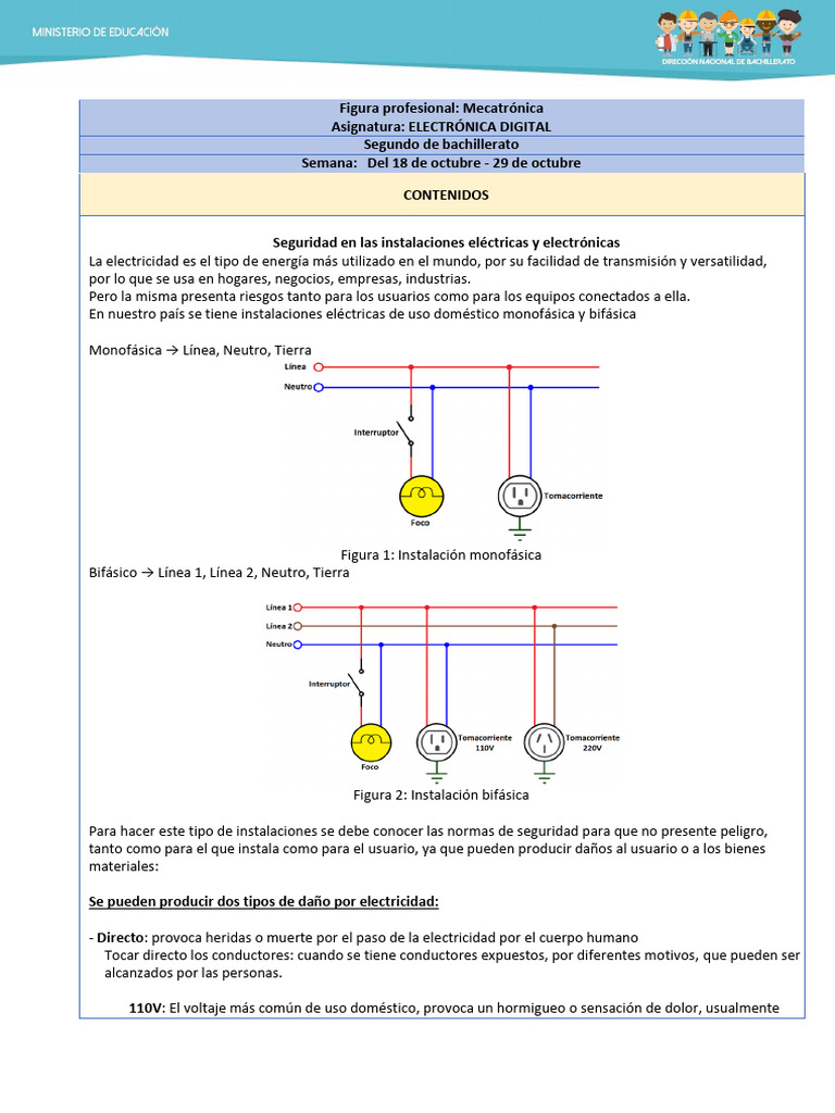 Electronica Digital Ficha 1 | PDF | Ingenieria Eléctrica | Enchufes y tomas de corriente alterna